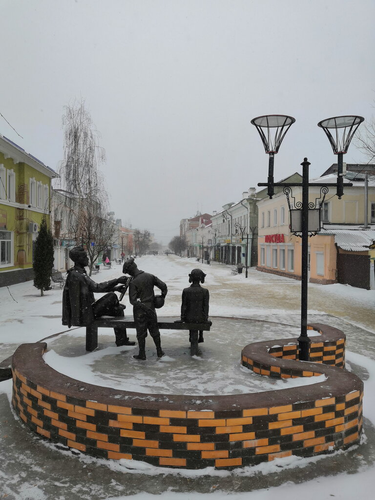 Anıt, heykel Н.Н. Жукову, Yelets, foto