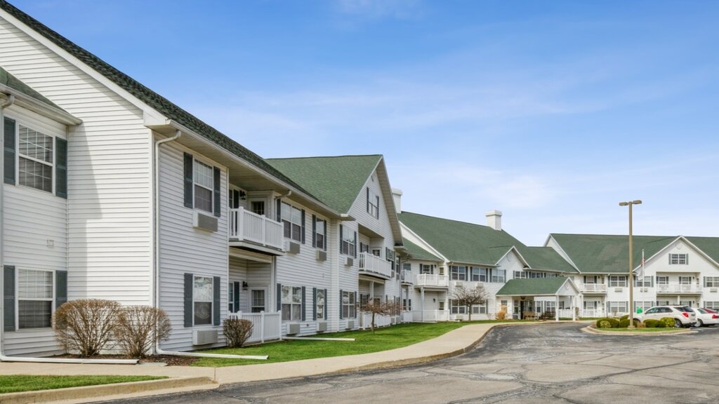 Huzurevi, bakımevi Northwood Manor, İndiana Eyaleti, foto