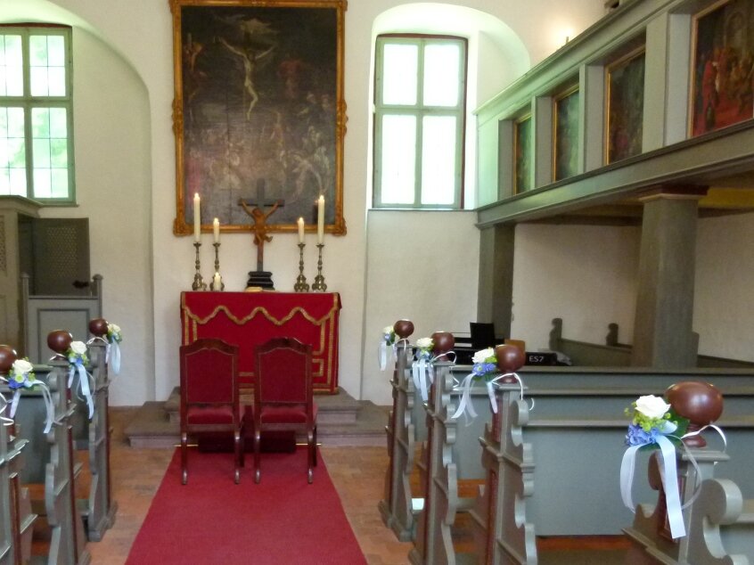Dini dernekler Schlosskapelle Kranichstein - Evangelische Philippus-Kirchengemeinde Kranichstein, Hesse, foto