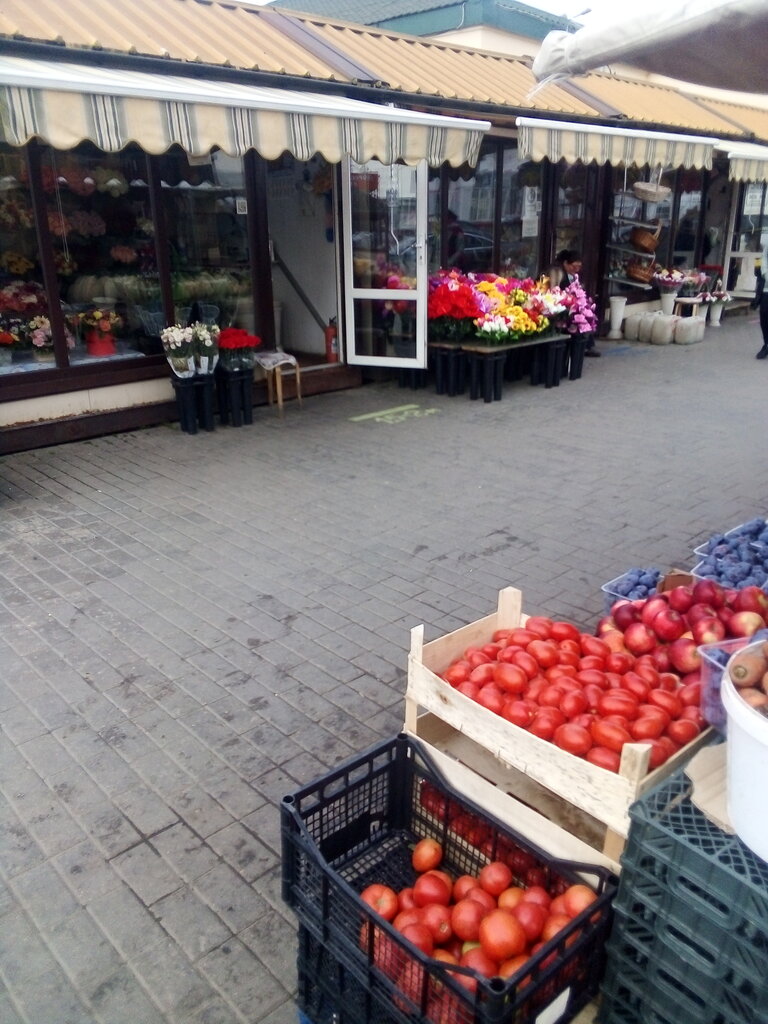 Çiçek pazarı Цветочный рынок, Odintsovo, foto