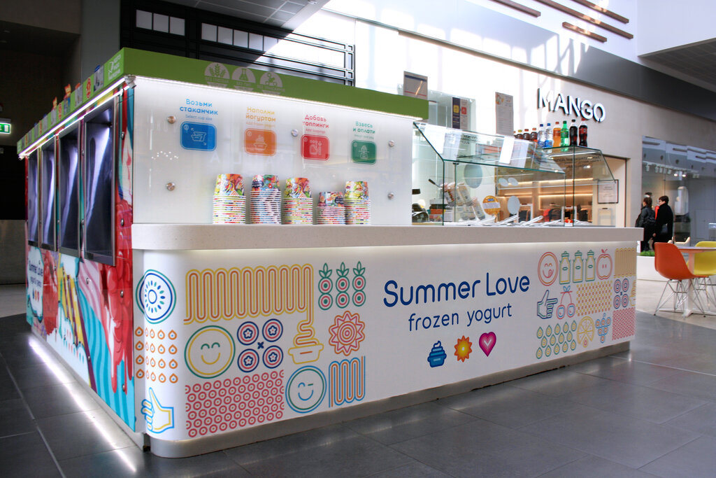 Kafe Summer Love Frozen Yogurt, Moskova, foto