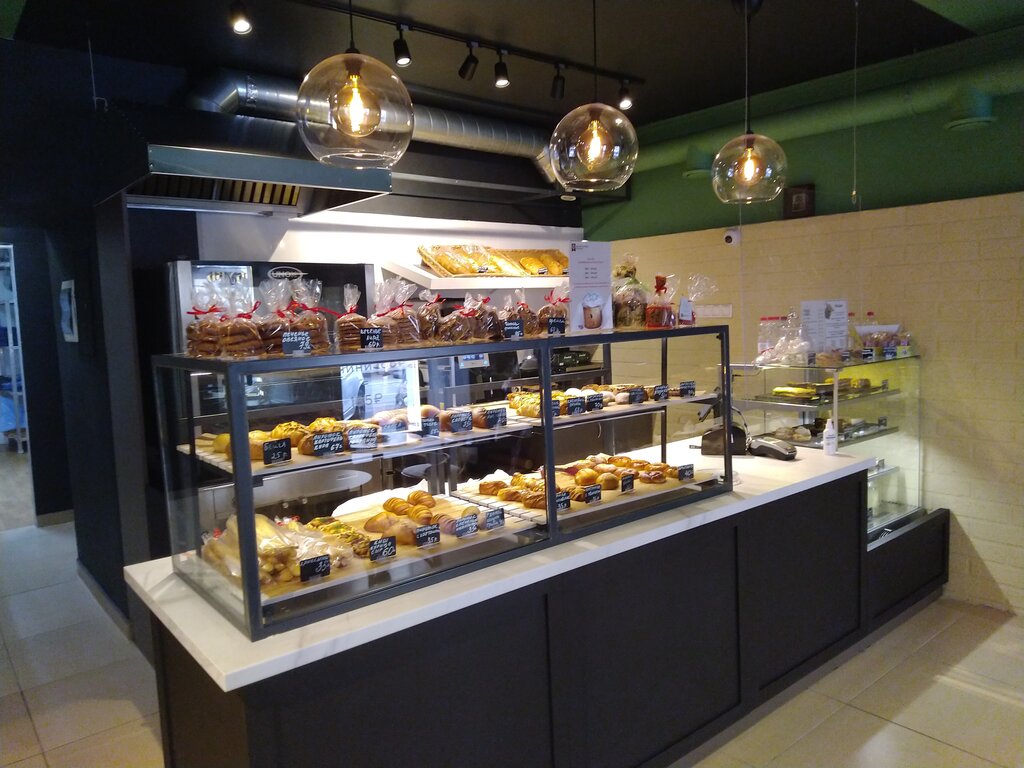 Ekmek fırını Filippov Bakeries, Saint‑Petersburg, foto