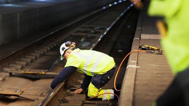 Otopark ve tamirhaneler Strukton Rail Sverige, Stockholm, foto