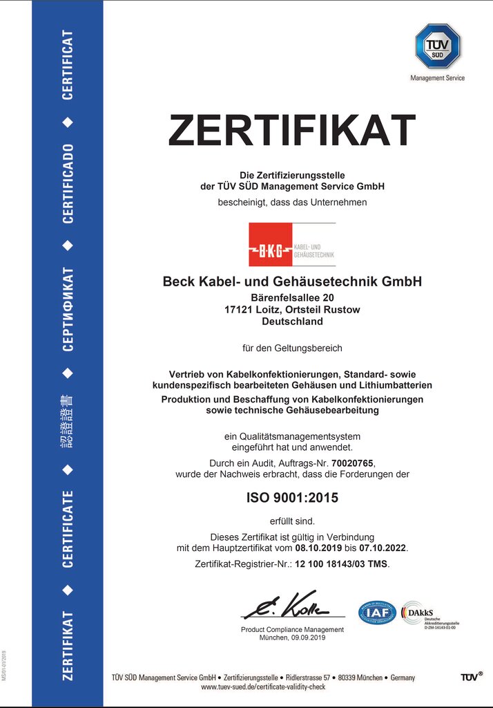 Elektronik eşya mağazaları Beck Kabel- und Gehäusetechnik GmbH, Mecklenburg‑Vorpommern, foto