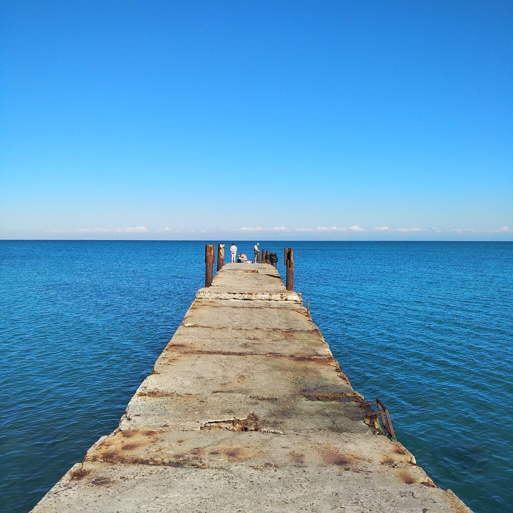 i̇skele Zaozernoye Pier, Kırım Cumhuriyeti, foto