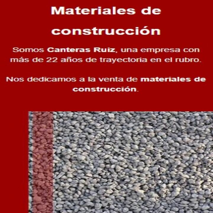 i̇nşaat malzemeleri toptan Canteras Ruiz de Francisco Ruiz, Cordoba, foto