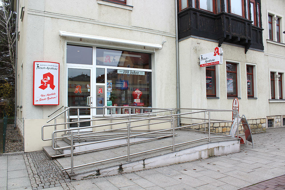 Eczaneler Hirsch-Apotheke Heidenau, Saksonya, foto