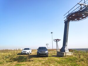 Смотровая площадка (Moscow Region, Balashikha Urban District, territoriya Gornolyzhny kompleks Lisya Gora), seyir terası  Moskova ve Moskovskaya oblastından