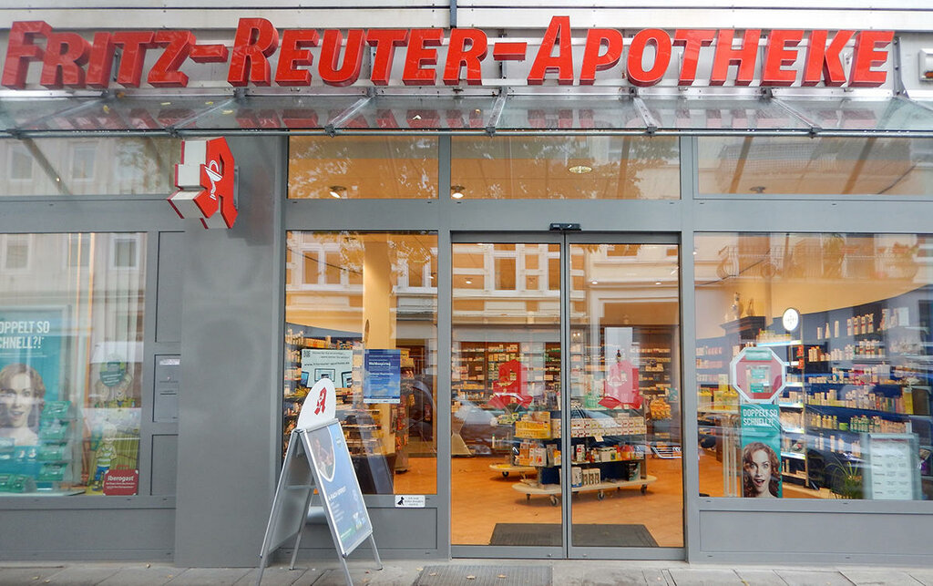 Eczaneler Fritz-Reuter-Apotheke, Hamburg, foto