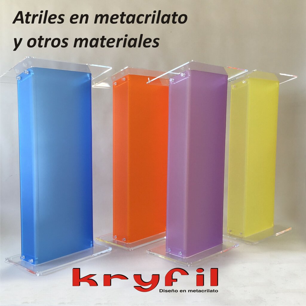 Baskı hizmetleri Kryfil Metacrilato SL - Atriles de Metacrilato, Aragon, foto