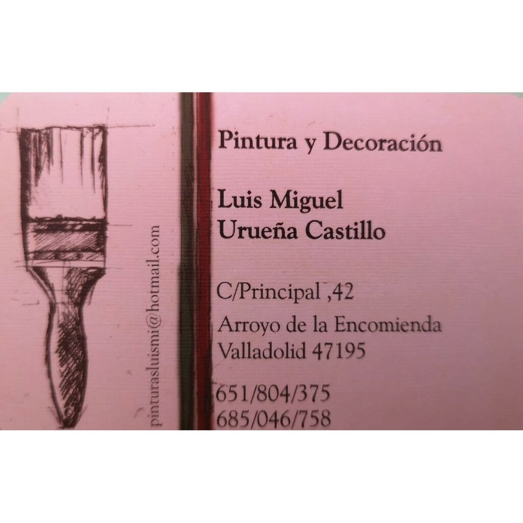Boya ekipmanları Pinturas Y Decoración Luis Miguel Urueña, Kastilya ve Leon, foto