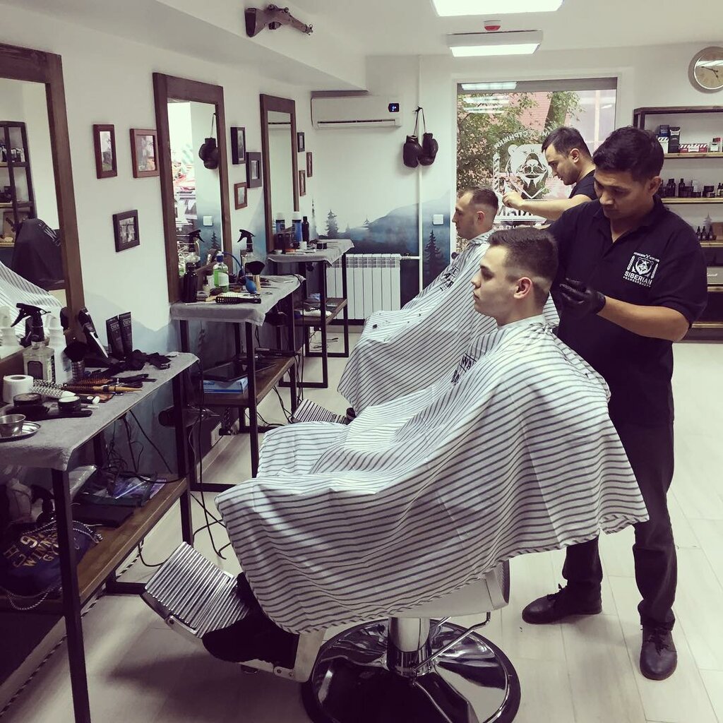 Berberler Siberian barbershop, Moskova, foto
