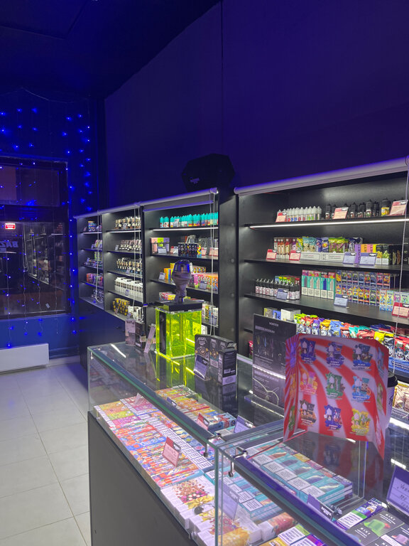 Elektronik sigara satış noktaları Bazooka store, Moskova, foto