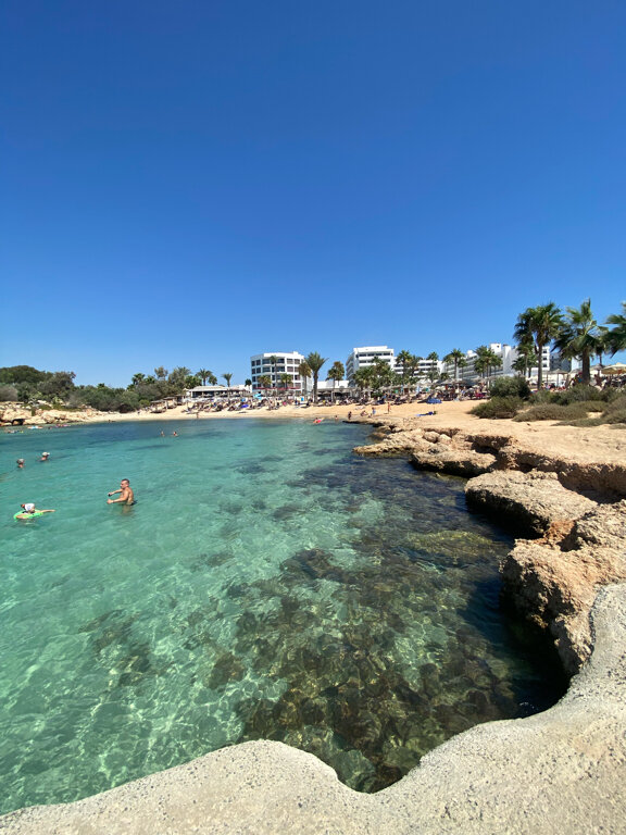 Plaj Adams Beach, Aya Napa, foto