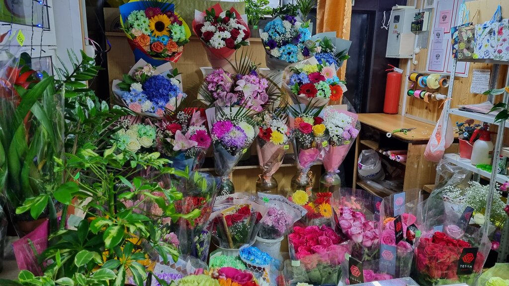 Çiçekçiler Мир цветов, Megion, foto