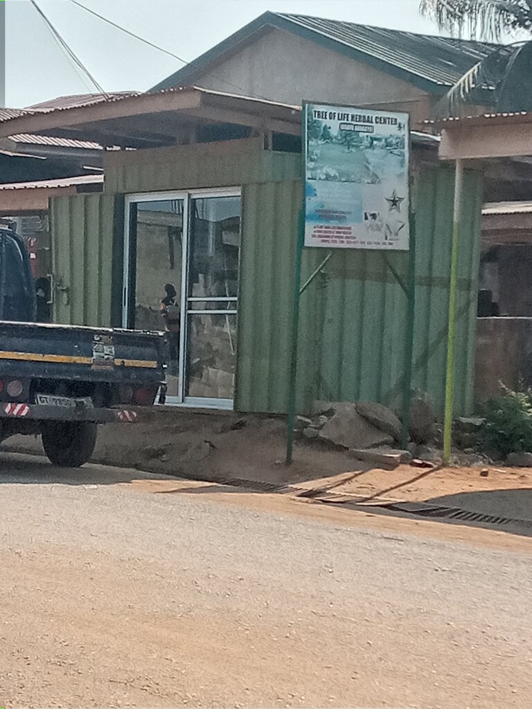 Alternatif tıp merkezleri Tree of life herbals sign post, Dünya, foto