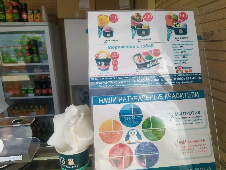 Dondurmacılar 33 пингвина, Kaluga, foto