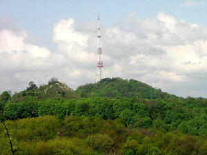 Гора Высокий замок (Lviv, park Vysokyi Zamok), dağ zirvesi  Lviv'den
