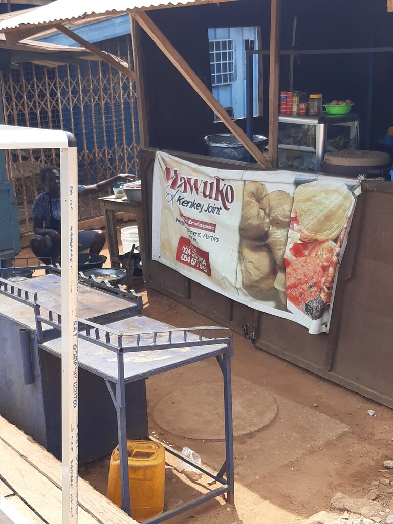 Kantin, yemekhane Mawuko, Akra, foto