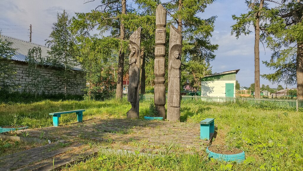 Park, sokak heykeli Ивашка Ластка, Komi, foto