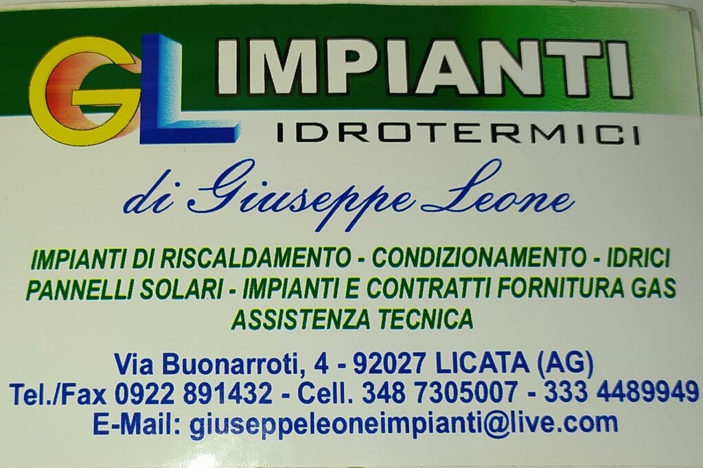 Sıhhi tesisat hizmetleri Gl Impianti Idrotermici-Giuseppe Leone, Sicilya, foto