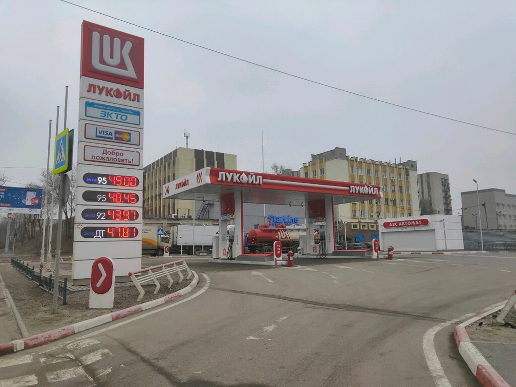 Benzin istasyonu Lukojl, Volgograd, foto