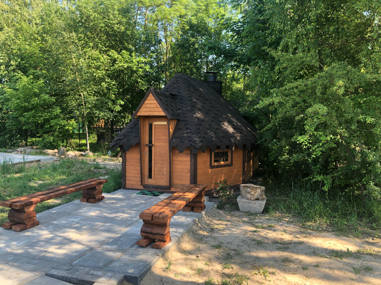 Piknik alanı Стэйкхаус, Lida, foto