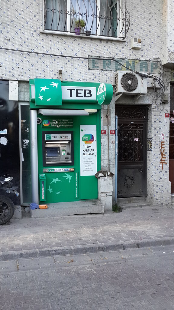 ATM'ler Türk Ekonomi Bankası, İstanbul, foto