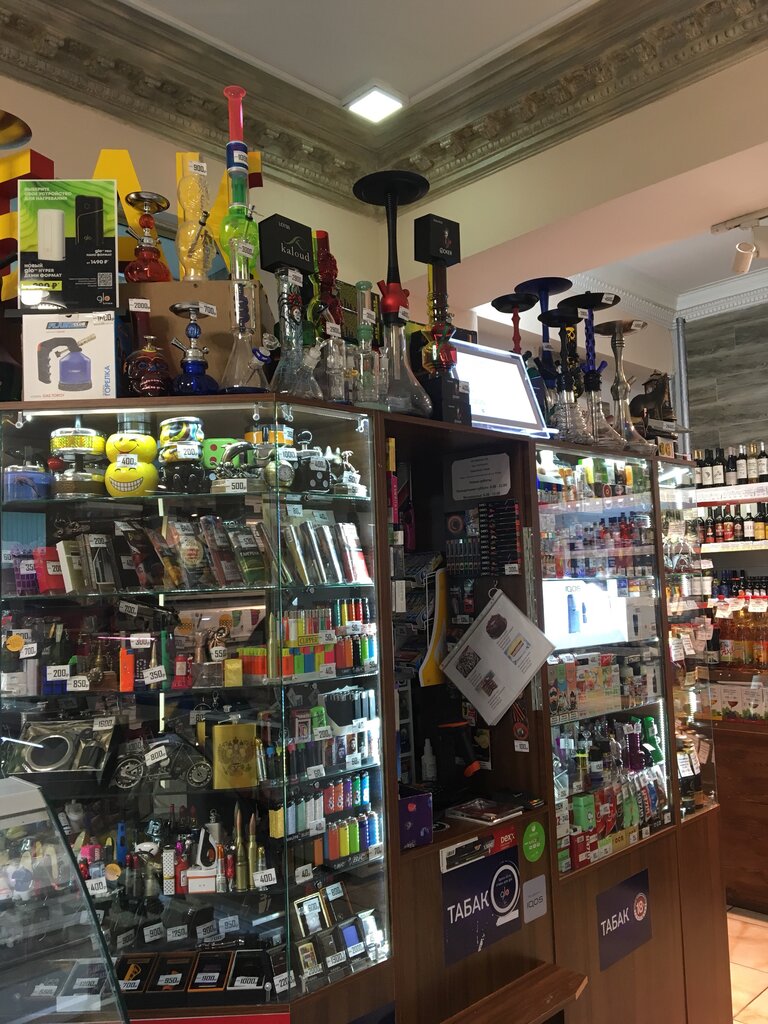 Tütün, sigara mağazaları Cocco Tobacco, Moskova, foto