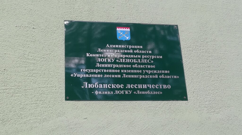 Devlet kurumları ve bakanlıklar Любанское лесничество, Saint‑Petersburg ve Leningradskaya oblastı, foto