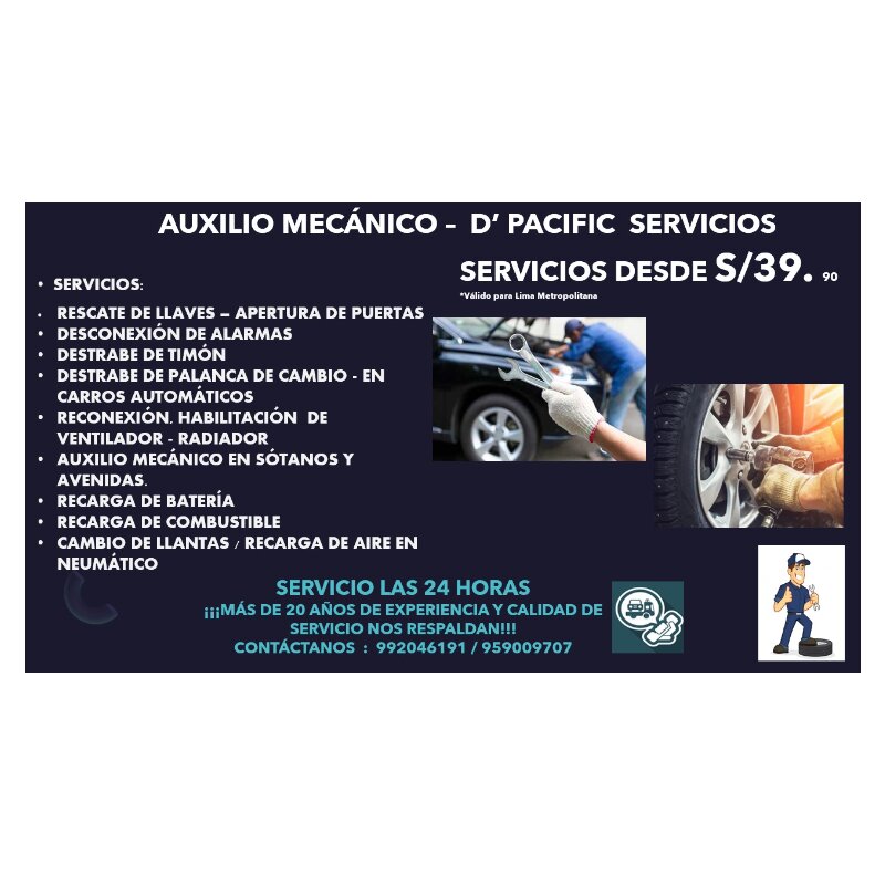 i̇nşaat makinaları ve ekipmanları Mechanical Assistance - D Pacific Services, Lima, foto