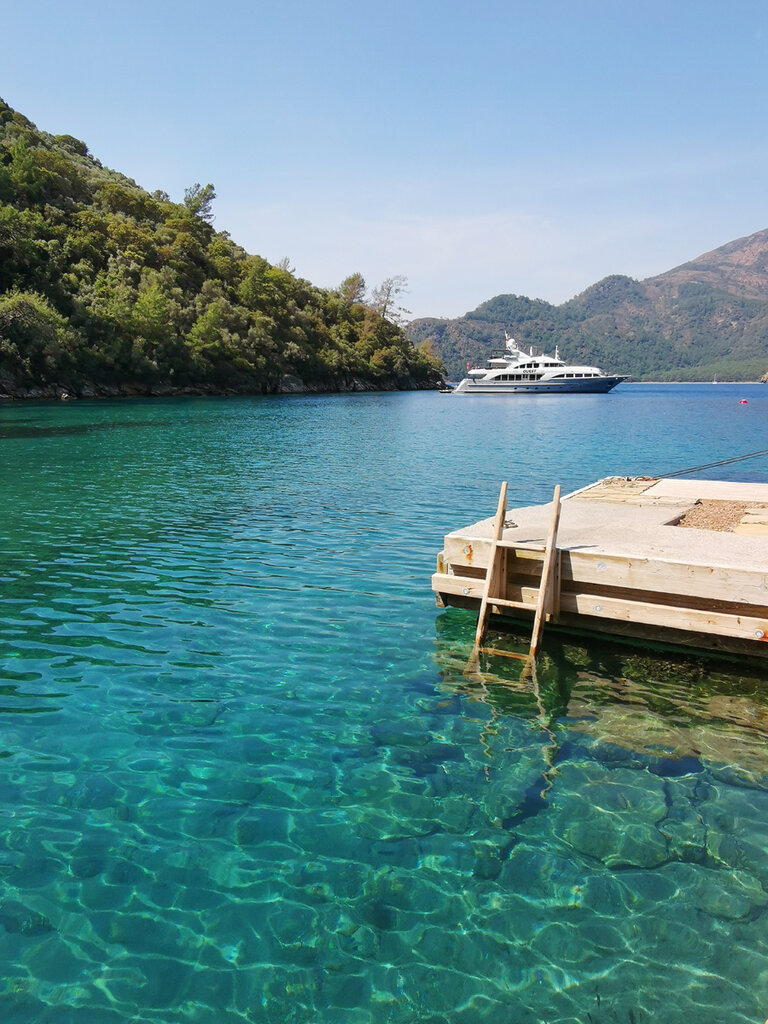 Deniz ve nehir iskeleleri Ekincik Limanı, Köyceğiz, foto