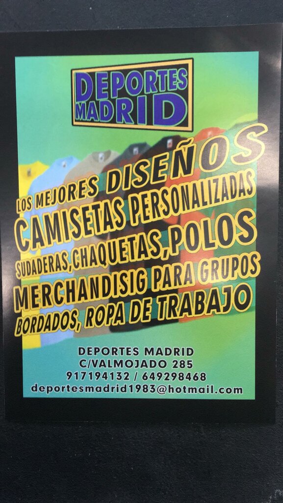 Fitness ve spor ekipmanı firmaları Deportes Madrid, Madrid, foto