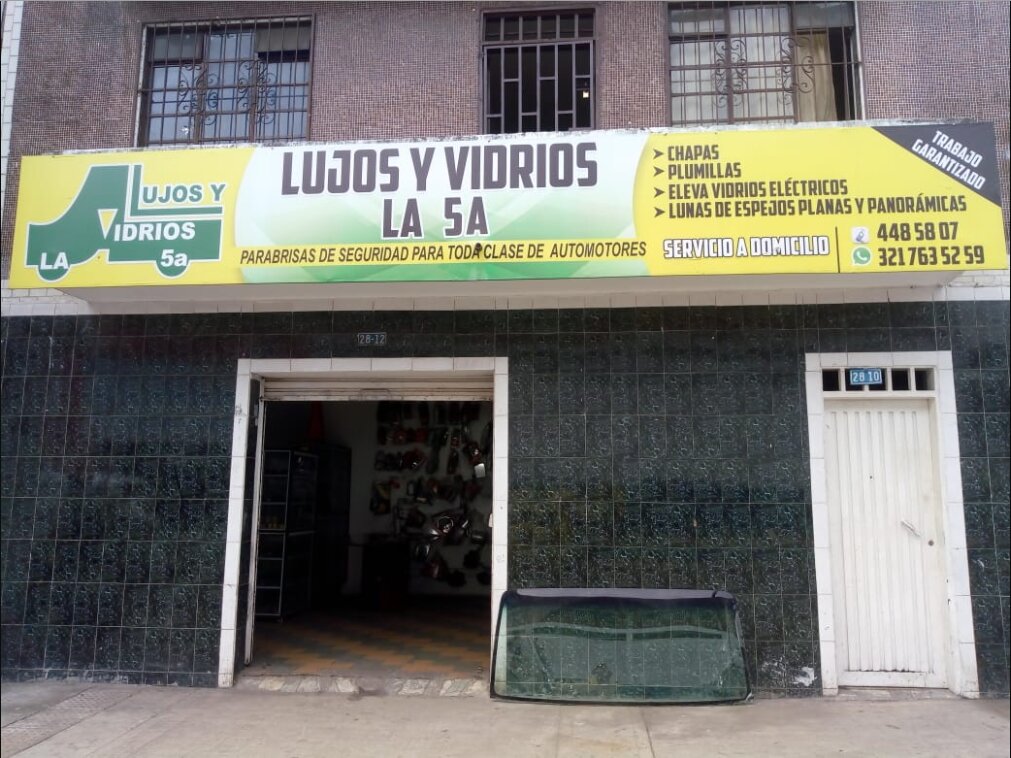 Otomobil camları Lujos y Vidrios La 5a, Cali, foto