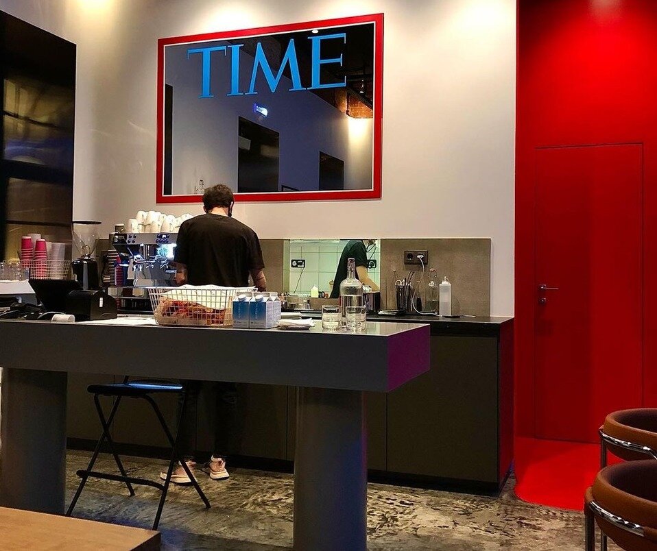 Kahve dükkanları Mike’s coffee, Moskova, foto