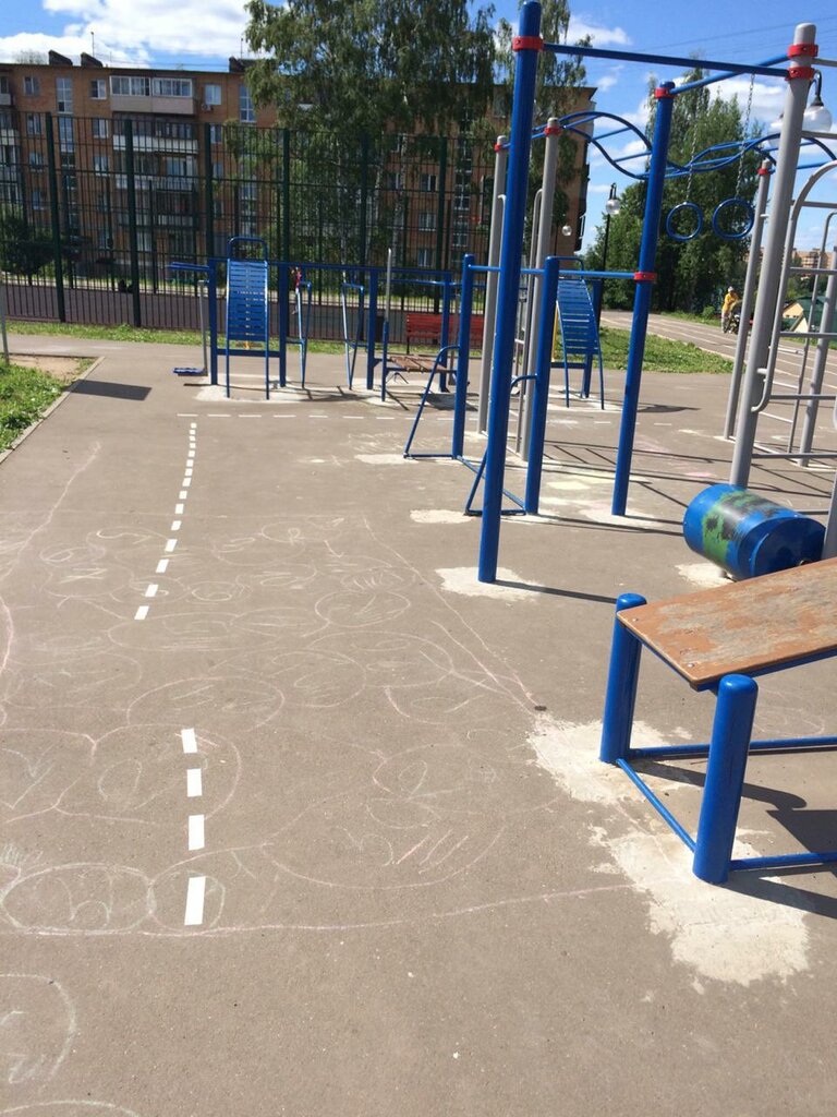 Spor alanı Площадка уличных тренажеров, Klin, foto