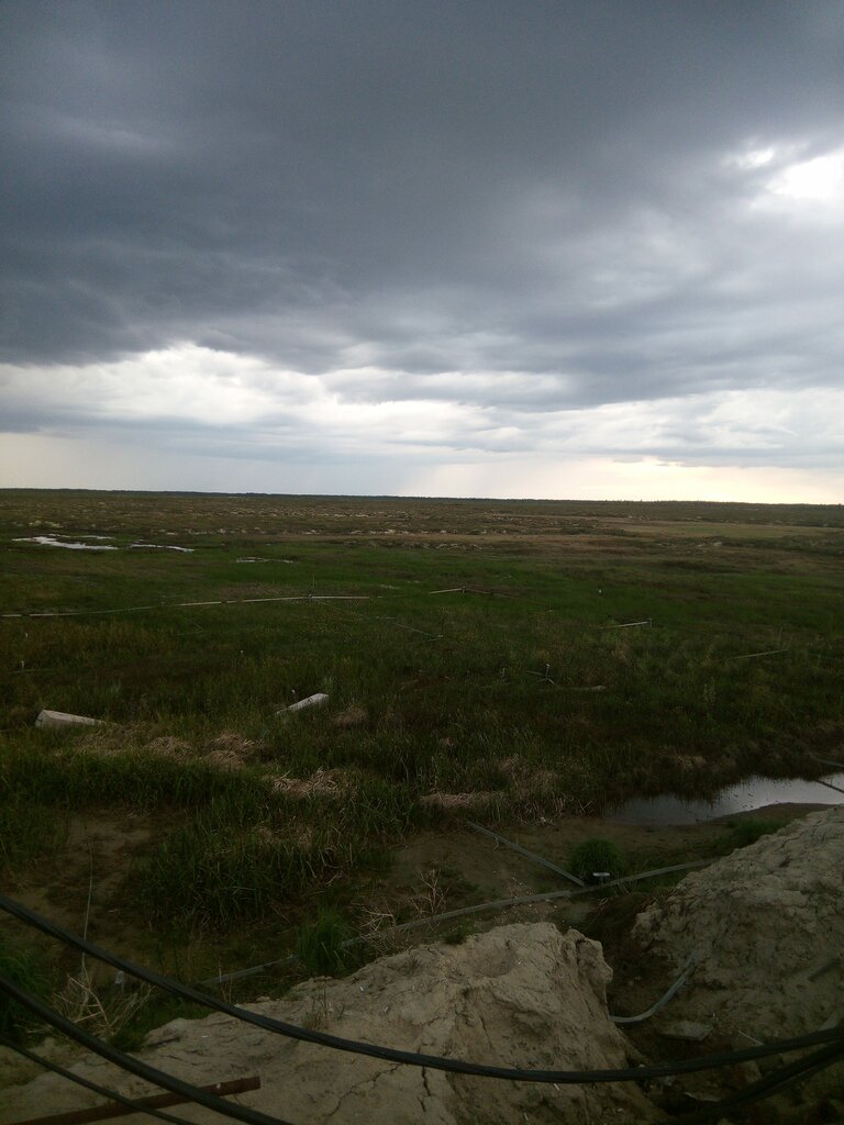 Helikopter pisti вертолетная площадка УНТС Стерховое МР, Yamal‑Nenets Özerk Bölgesi, foto