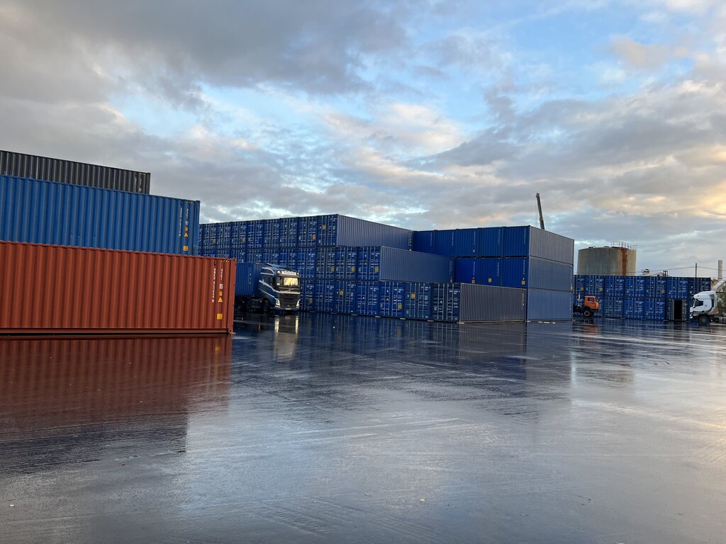 Konteyner terminali Goldcontainer Gubtsevo, Moskova, foto