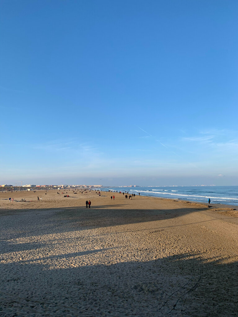 Plaj Playa de las Arenas, Valensiya, foto