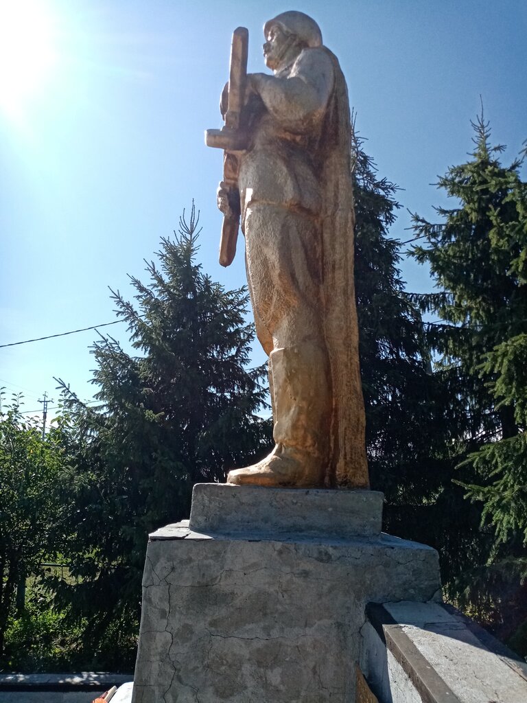 Anıt, heykel Воинам, погибшим в Великой Отечественной войне 1941-1945 гг., Novosibirskaya oblastı, foto