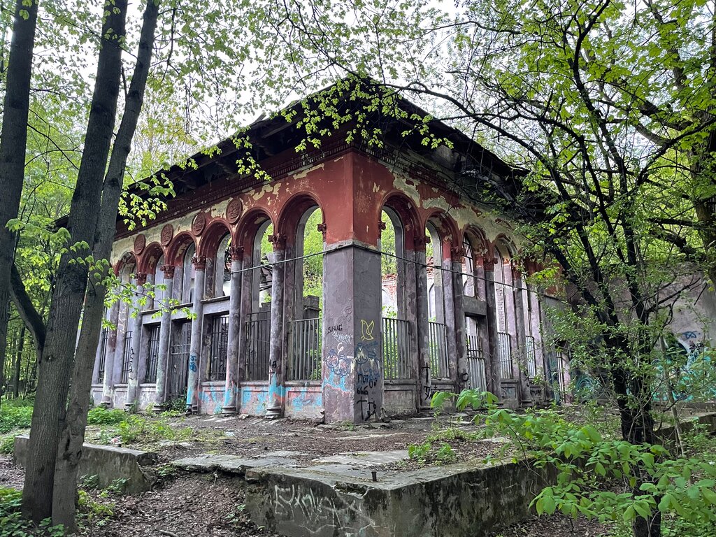 Kafe Ruins of Leto restaurant, Moskova, foto