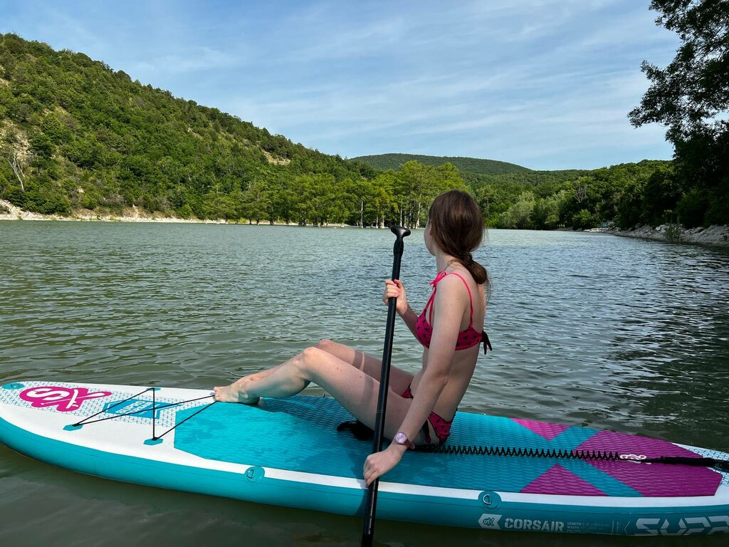 Kürek sörfü Supsurfing club, Anapa, foto