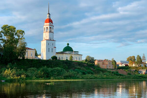 Смотровая площадка (Vologda Region, Totma), seyir terası  Totma'dan