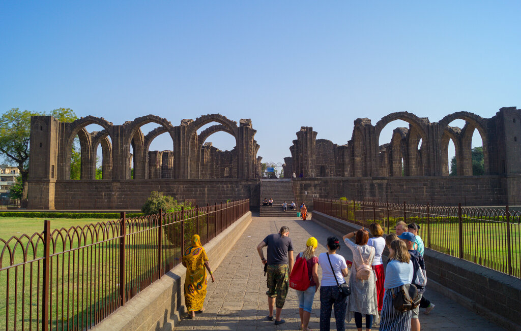 Turistik yerler Bara Kaman, Bijapur, foto