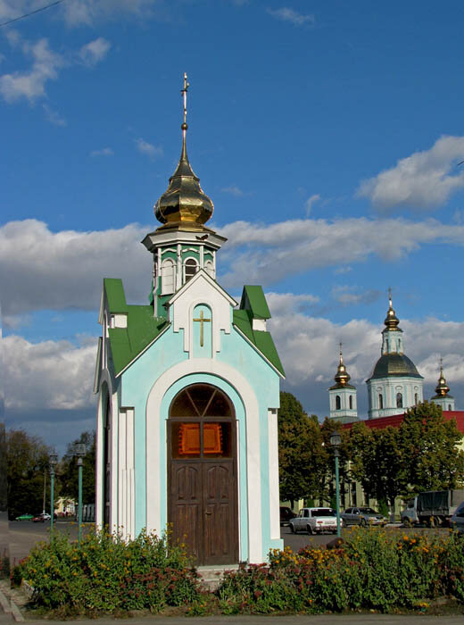 Ortodoks kiliseleri Ахтырская часовня, Okhtirka, foto