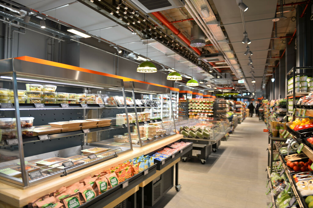 Süpermarket Tegut... Quartier, Frankfurt am Main, foto