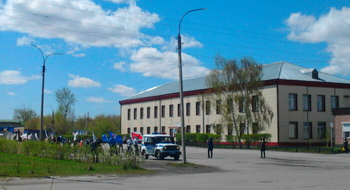 Ortaokul Baganskaya SOSh № 1, Novosibirskaya oblastı, foto