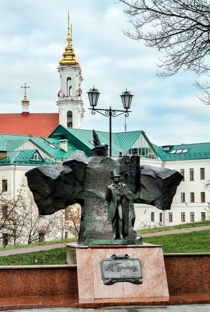 Anıt, heykel Александр Сергеевич Пушкин, Vitebsk, foto