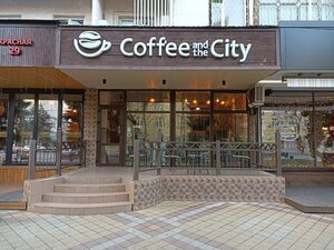 Kahve dükkanları Coffee and the City, Krasnodar, foto