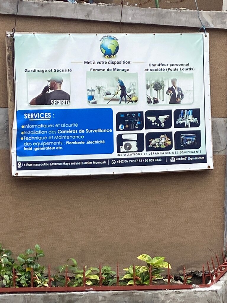 Temizlik şirketleri Ets DM, Brazzaville, foto
